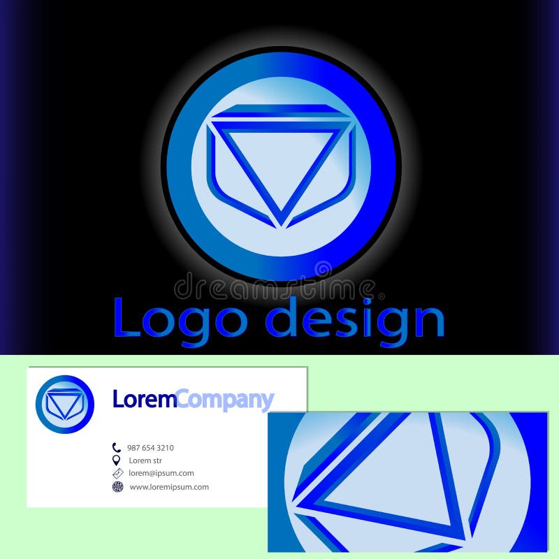Logo Design Element with Business Card Template Stock Vector ... Logo Design Element with Business Card Template Stock Vector ...
