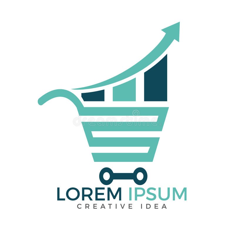 Logo Design Element Rapporto O Di Stats E Di Compera Del Negozio ...