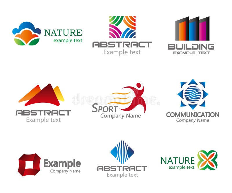 Logo design elements stock vector. Illustration of business - 15439124