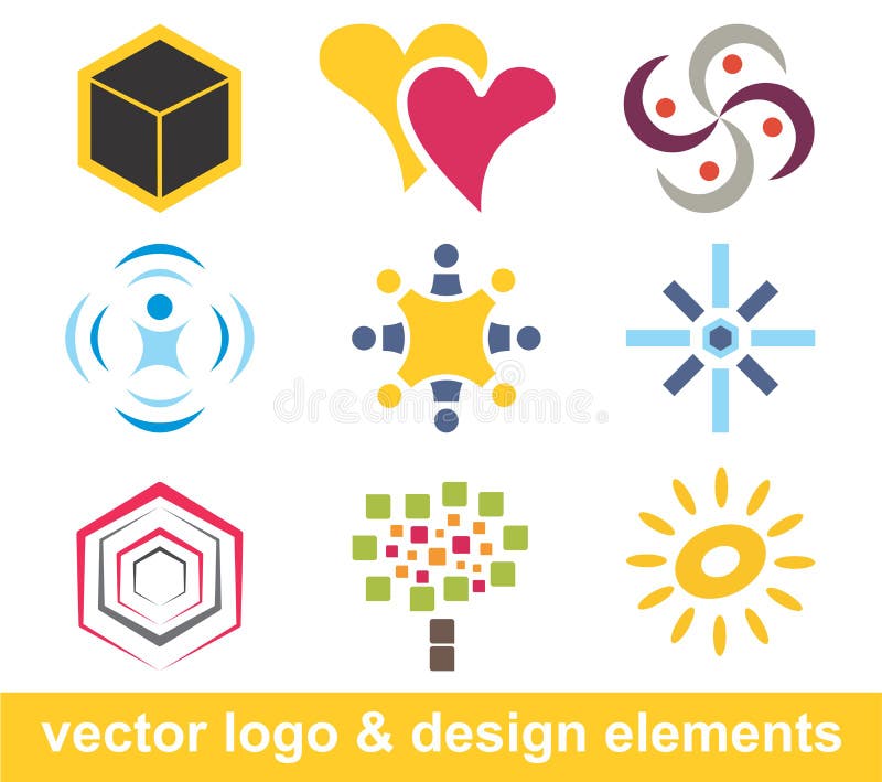 Logo and design elements stock vector. Illustration of identity - 24021553