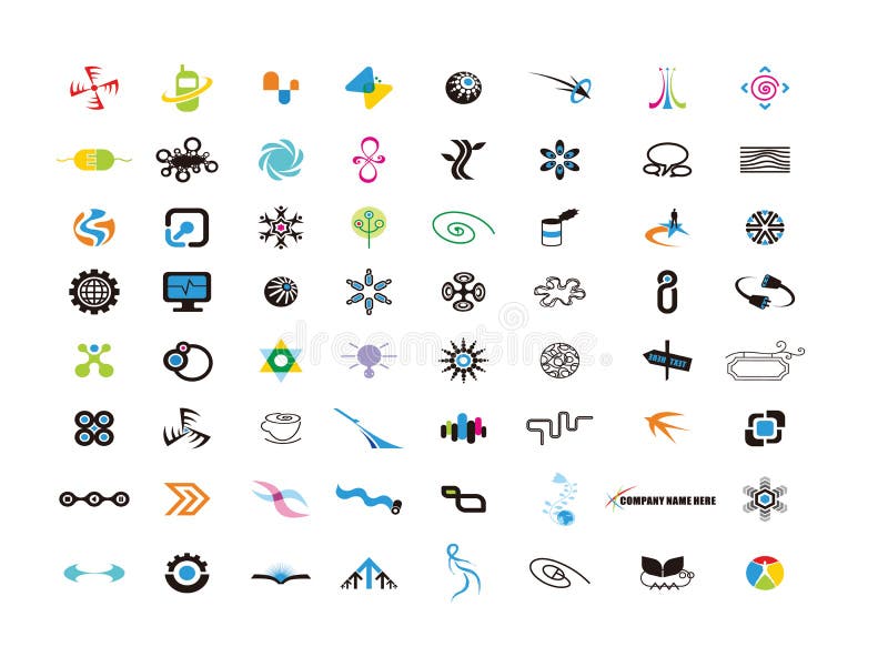 Vector logo elements stock vector. Illustration of elements - 17992327