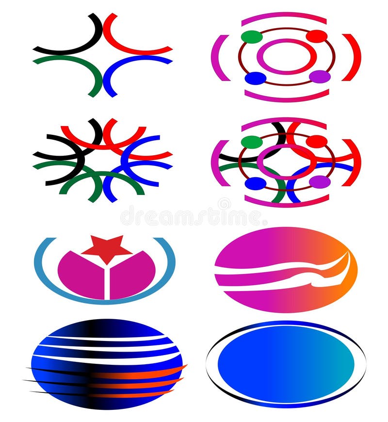 Logo and design elements stock illustration. Illustration of branding ...