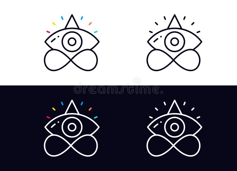 Logo Design that Fuses the Timeless Infinity Symbol with an Eye and a ...