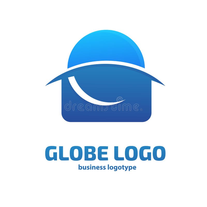 Logo Design Globe Vector Template Stock Vector - Illustration of planet ...