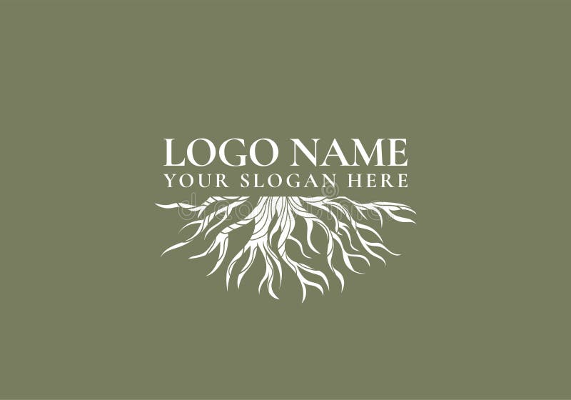 Logo Design Ground Roots. Logo Design Plant, Botanical. Editable File ...