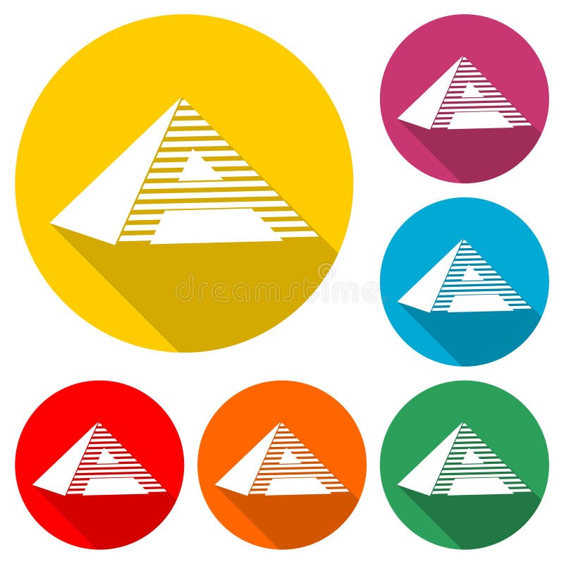 A Logo Design, Initial a Logo with Long Shadow Stock Illustration ...