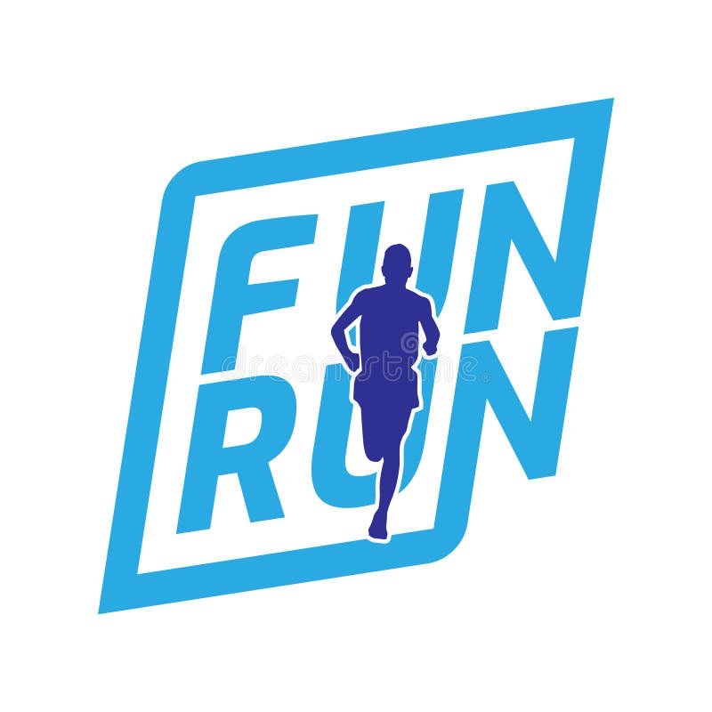 Logo Design for 5K Fun Run Event Stock Vector - Illustration of vector ...