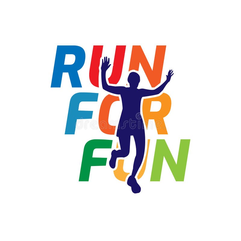 Logo Design for 5K Fun Run Event Stock Vector - Illustration of ...
