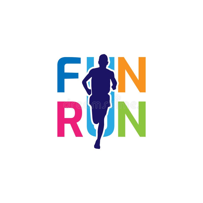 Logo Design for 5K Fun Run Event Stock Vector - Illustration of ...