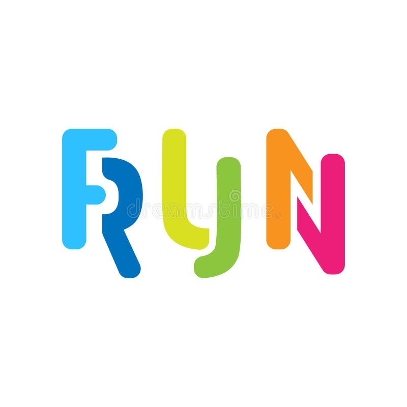 The Word Run Clipart