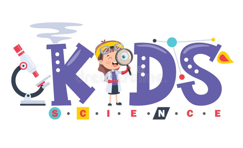 Logo Design for Kids Science Stock Vector - Illustration of chemical ...