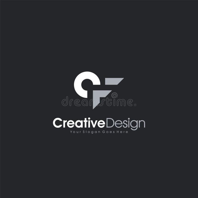 Logo Design Letter CF Icon Design Abstract Logo Template Design Vector ...