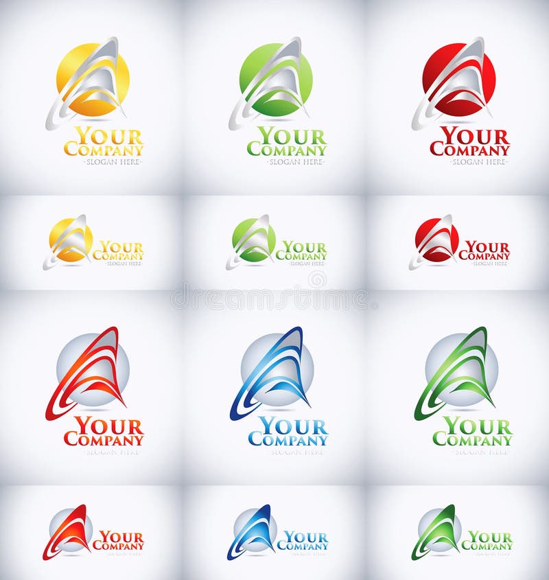 Logo design stock vector. Illustration of logotype, color - 45078986