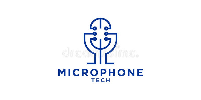 Logo Design Microphone, Technology, Connection, Talk, Logo Design ...