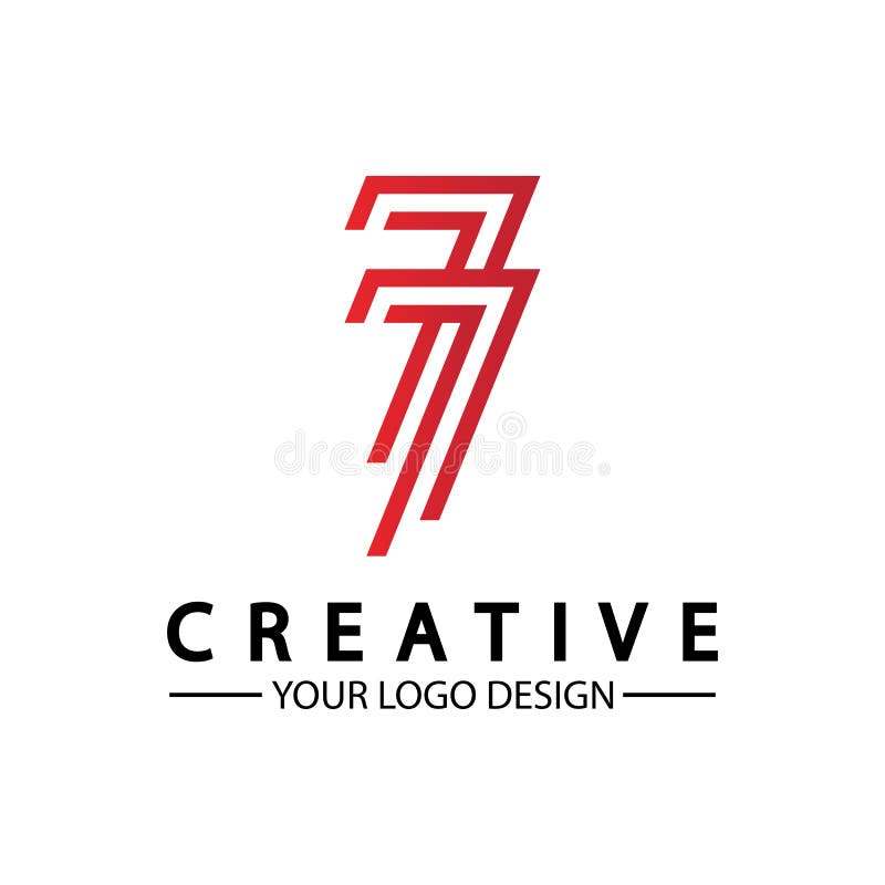 Logo Design Number 77 Image Vector Illustration Stock Illustration ...