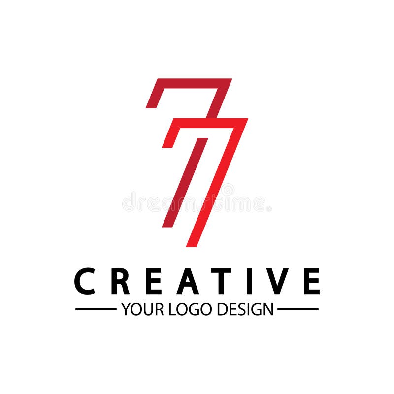 Logo Design Number 77 Image Vector Illustration Stock Vector ...