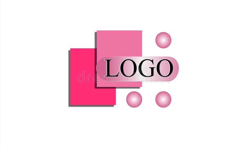 Logo Design rosado stock de ilustración. Ilustración de comercial ...