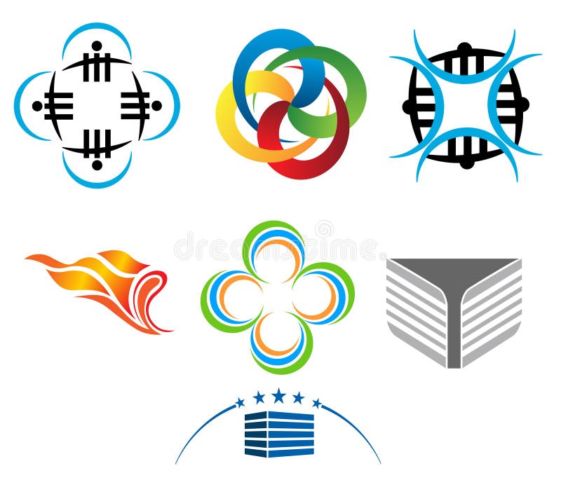 Logo design shape stock vector. Illustration of simple - 87708479