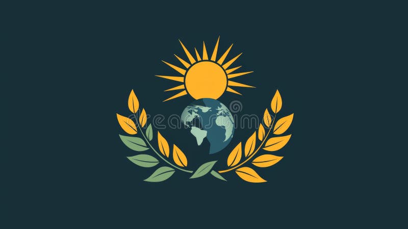 Logo Design Showcases Bright and Modern Concept Integrating Sun Wind ...