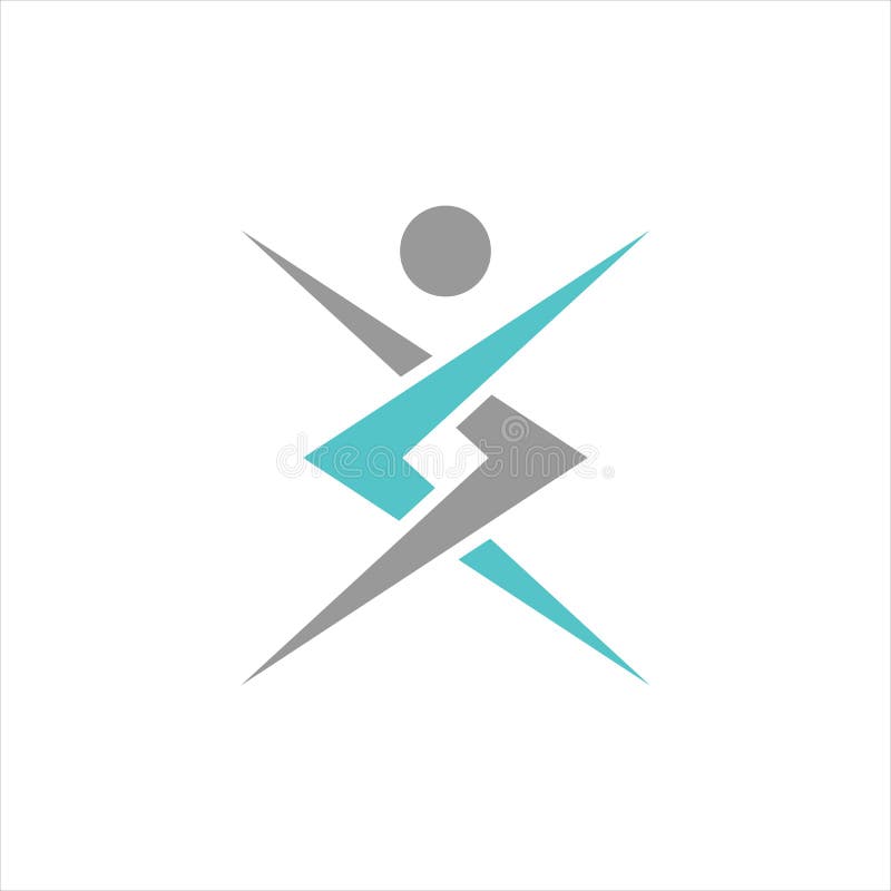 Simple Person Logo Design Concept Stock Vector - Illustration of logo ...