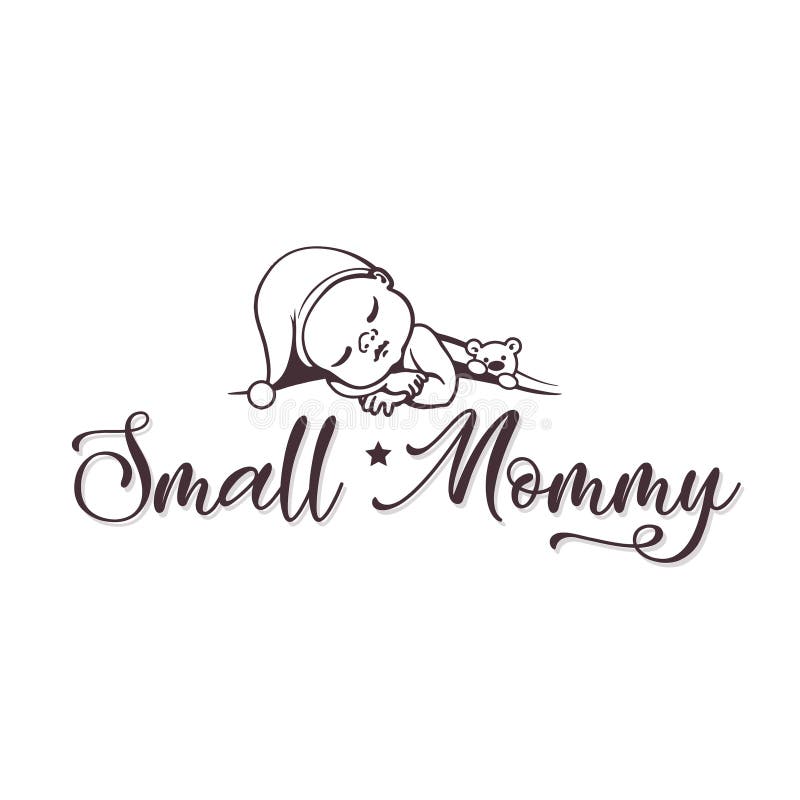 A Logo Design for Small Mommy Name Brand. Stock Image - Image of brand ...