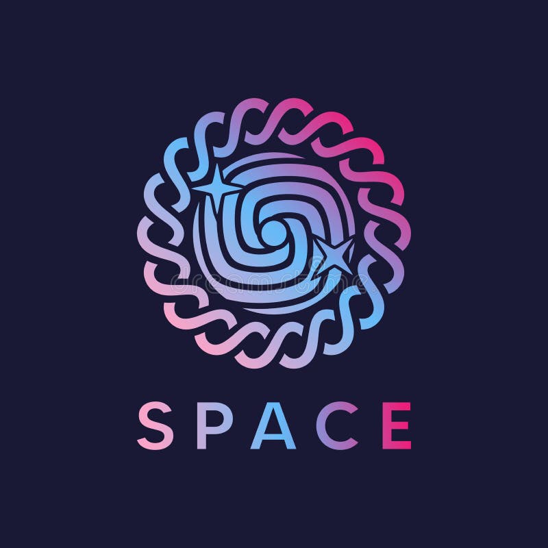 Logo design for space stock vector. Illustration of power - 243801307