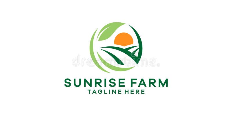 Farm Circle Vector Design Illustration Stock Vector - Illustration of ...