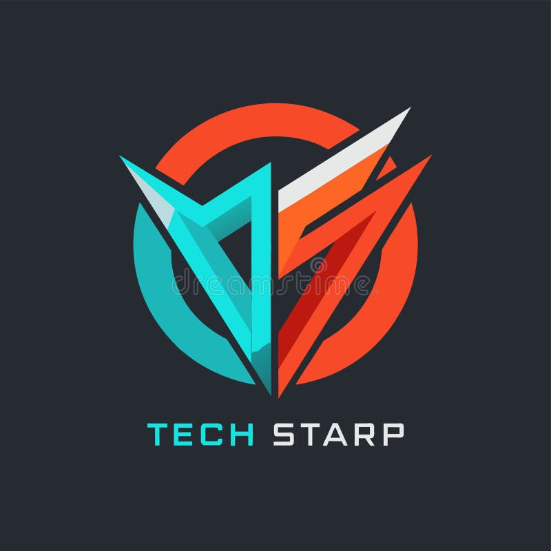 A Logo Design for a Tech Startup Featuring a Stylized Arrow with Sharp ...