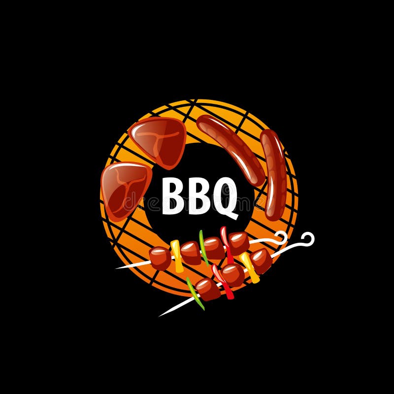 Barbecue party logo stock vector. Illustration of fire - 126417620
