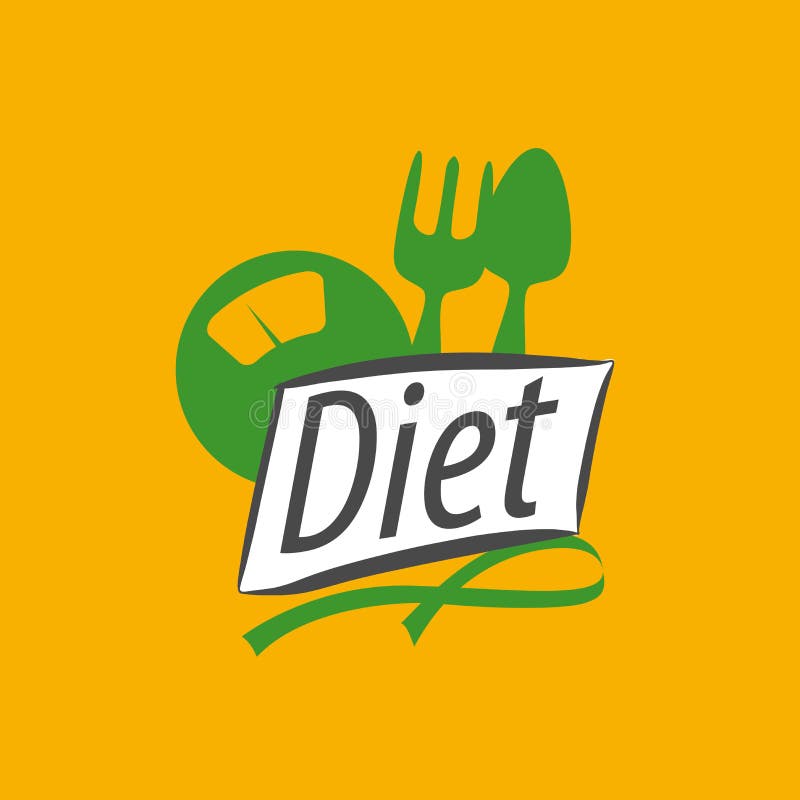 Vector logo for diet stock vector. Illustration of design - 126554769