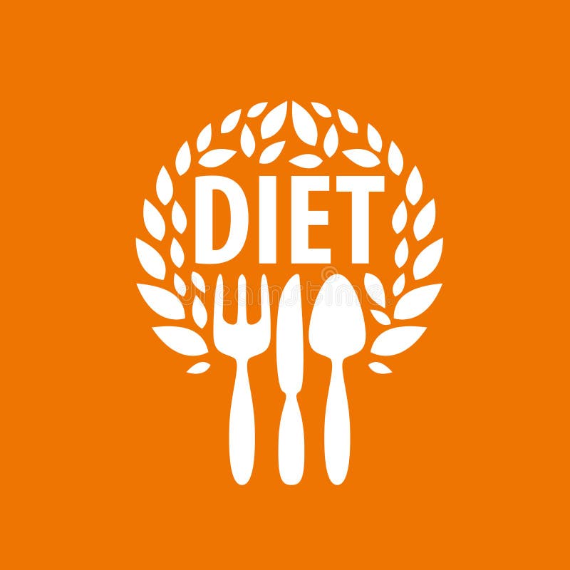 Vector logo for diet stock vector. Illustration of diet - 126555015
