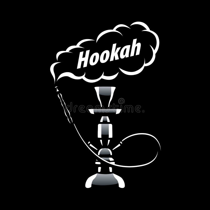 Vector logo hookah stock vector. Illustration of exotic - 126421863