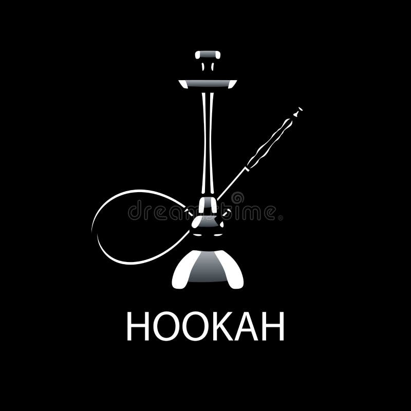 Vector logo hookah stock vector. Illustration of glass - 126421561