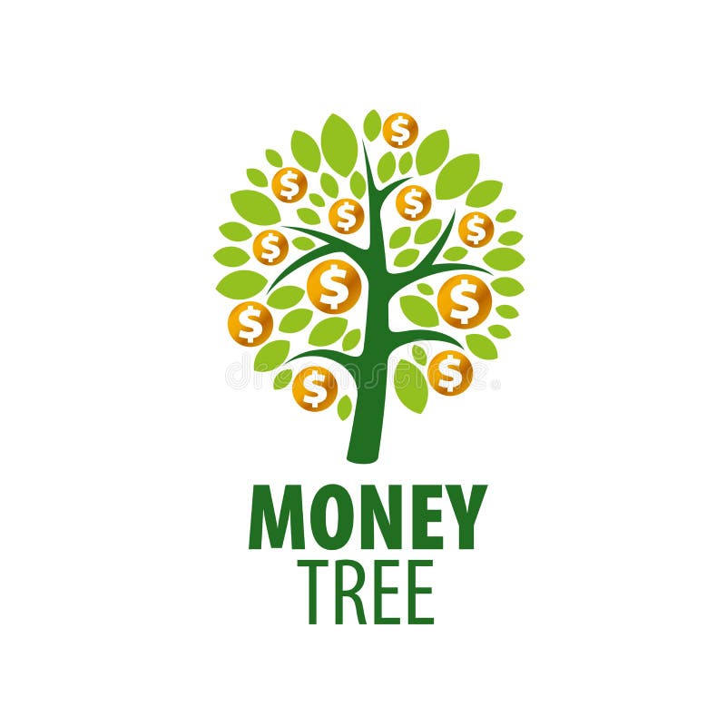 Logo money tree stock vector. Illustration of leaf, finance - 126439753