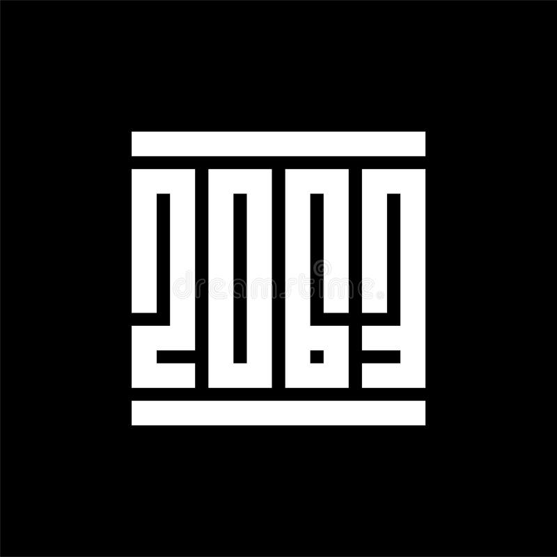 2063 Logo Design Template, 2063 Typography Text, Happy New Year Vector ...