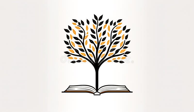 Knowledge Tree Book Logo Stock Illustrations – 906 Knowledge Tree Book ...