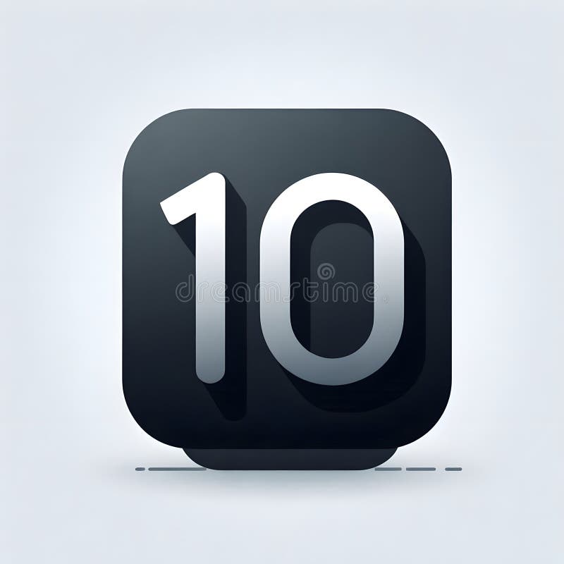 Logo Design 10 Vector Black with Background Gray Stock Illustration ...