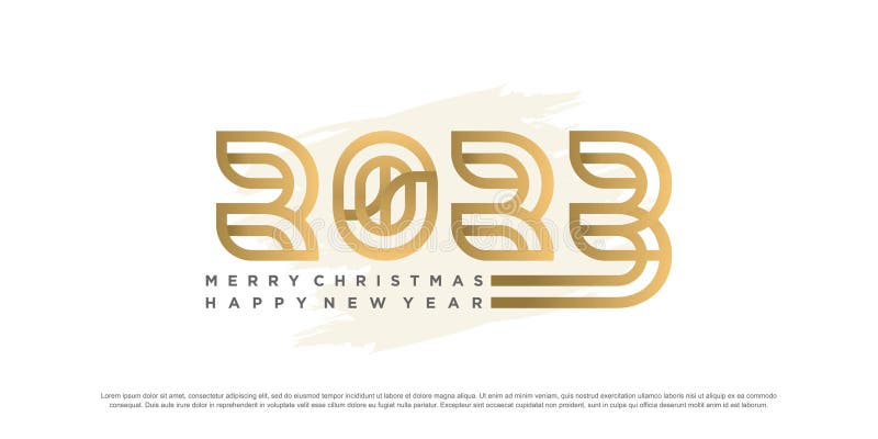 2023 Logo Design Vector for Calender, Poster Etc Stock Vector ...