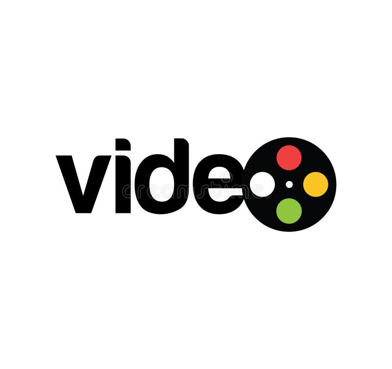 Logo Design video ilustración del vector. Ilustración de creativo ...