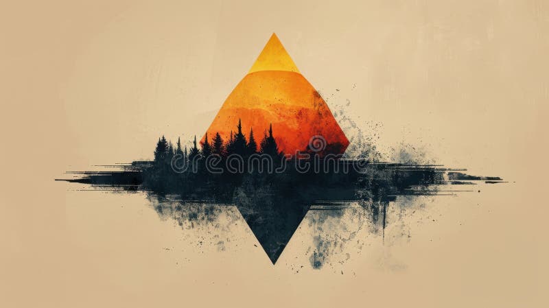 Logo Designed As a Simple Geometric Symbol Using Several Neutral Colors ...