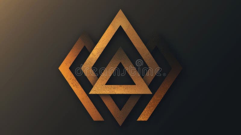 Logo Designed As a Simple Geometric Symbol Using Several Neutral Colors ...