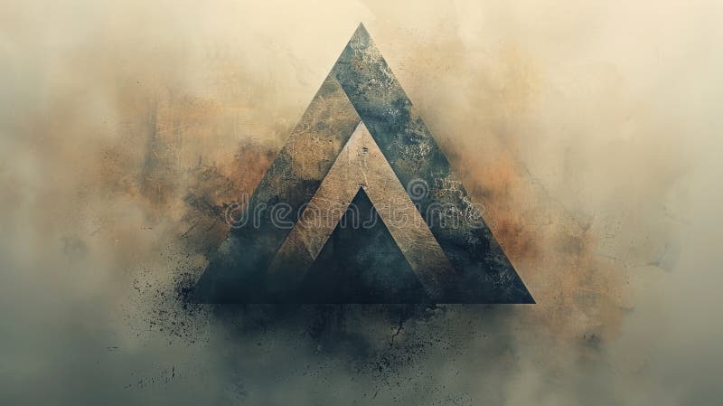 Logo Designed As a Simple Geometric Symbol Using Several Neutral Colors ...