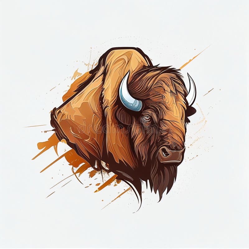 Logo designs of bison stock illustration. Illustration of design ...