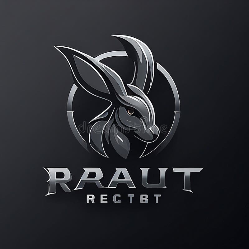 Logo designs of rabbit stock illustration. Illustration of bunny ...