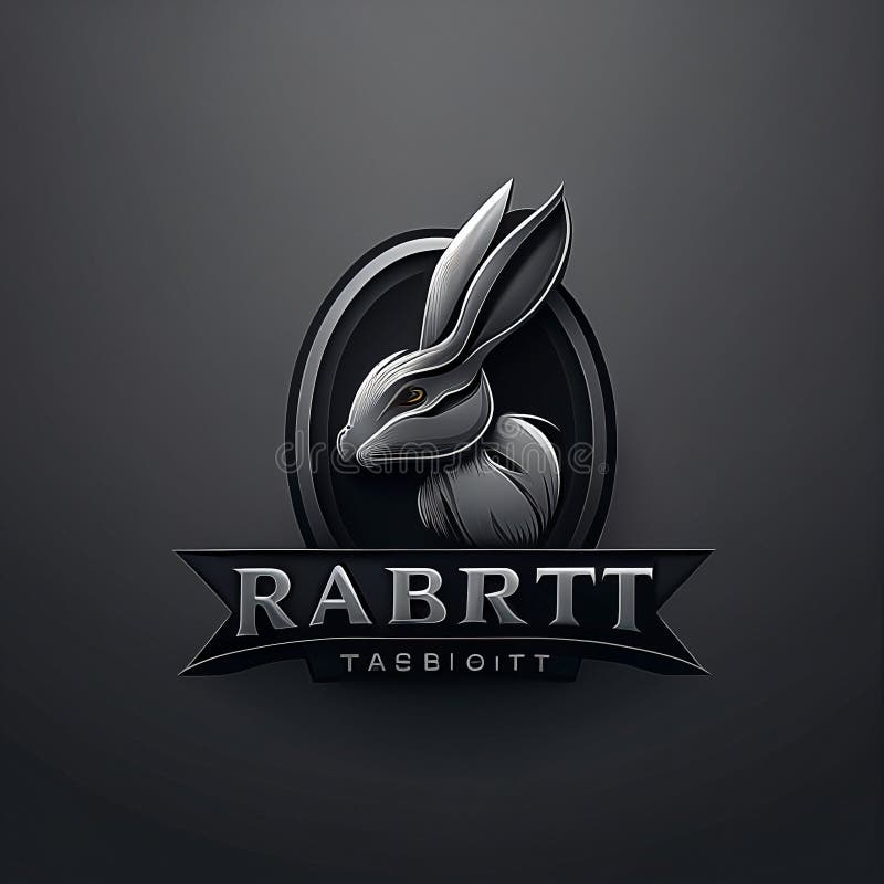 Logo designs of rabbit stock illustration. Illustration of hare - 274487912