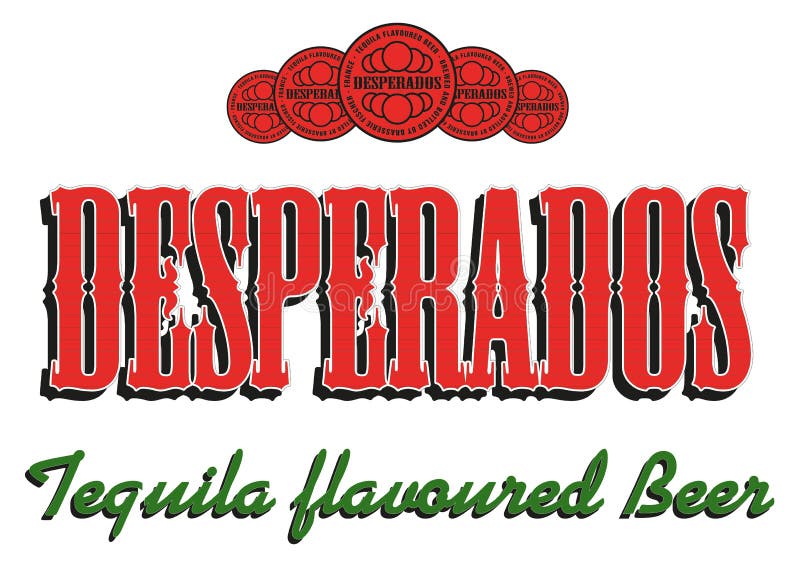 Logo Desperados imagen editorial. Ilustración de fondo - 126535305
