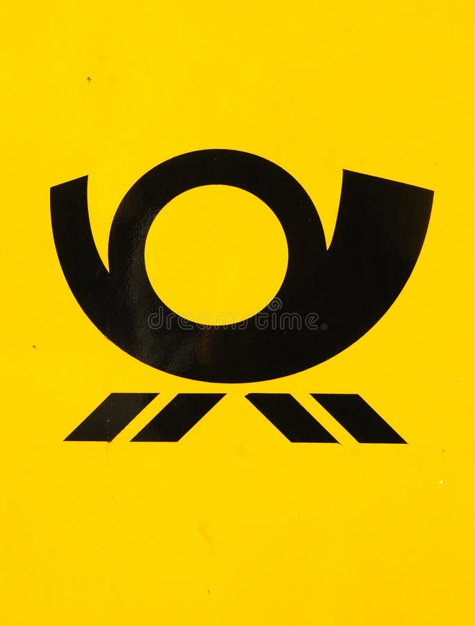 Logo of Deutsche Post or DHL Editorial Photo - Image of freighting ...