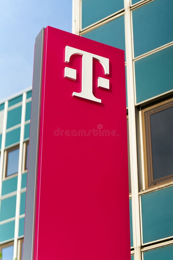 Logo of the Deutsche Telekom AG Group in Front of a Branch Office in ...