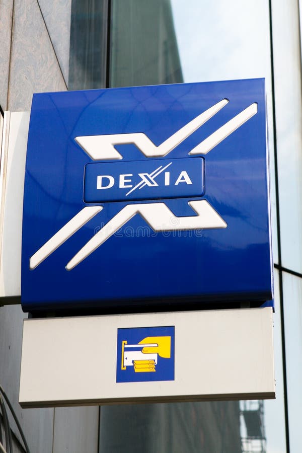 Logo of Dexia bank editorial stock image. Image of belgium - 21928664
