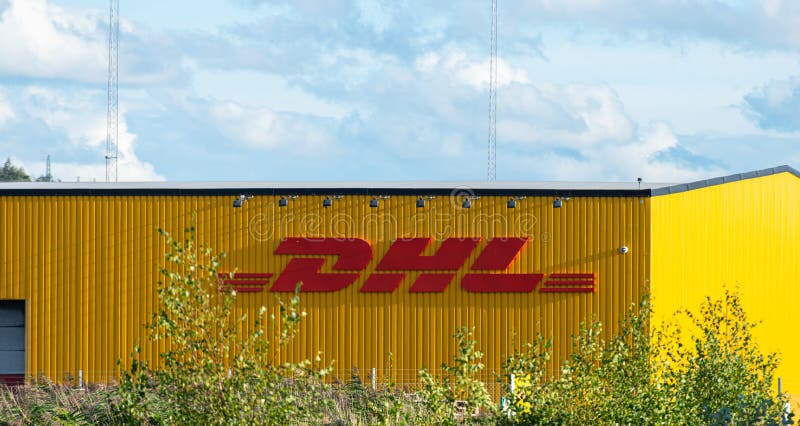 Logo of DHL on a Sorting Terminal Editorial Photo - Image of caucasian ...